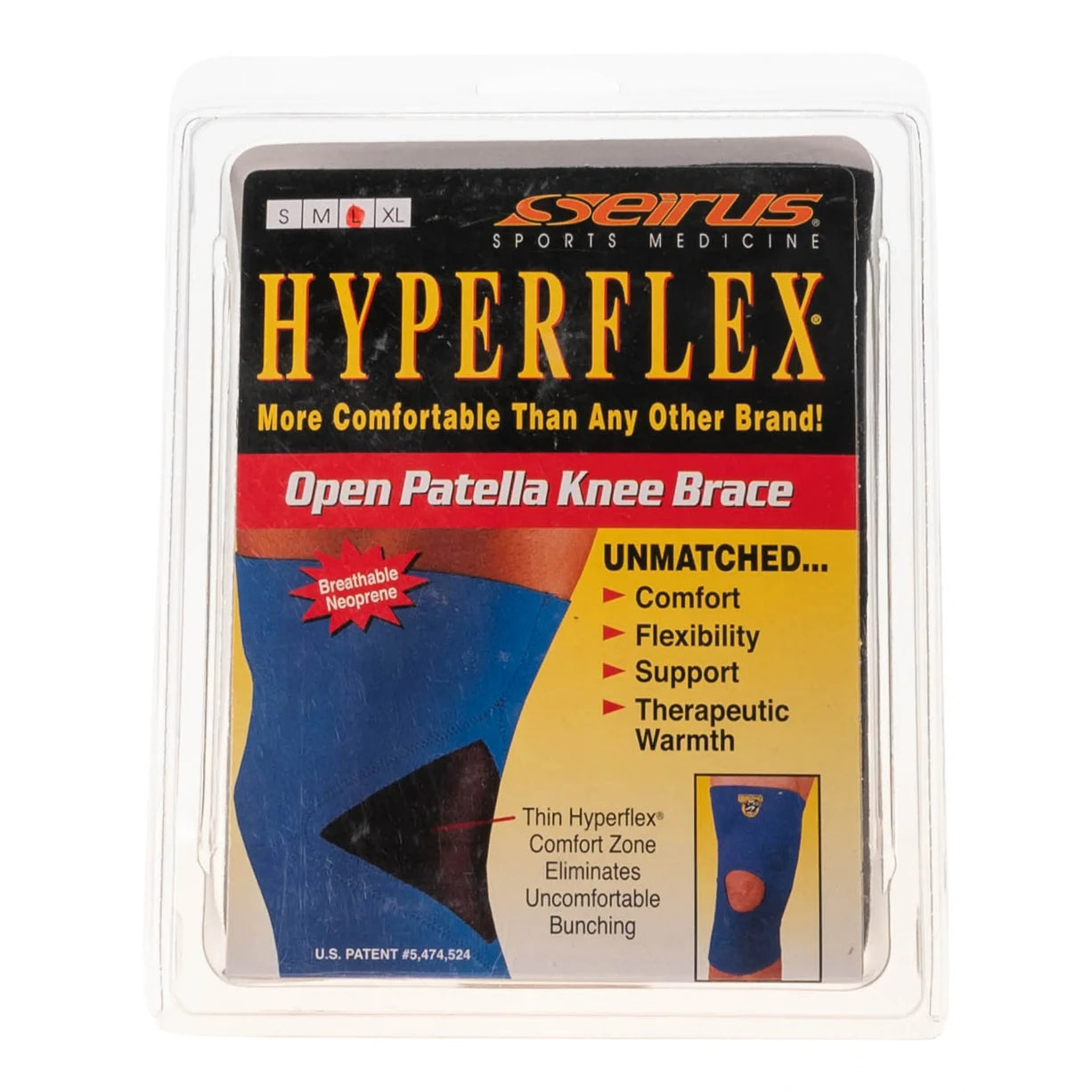 Seirus Hyperflex Open Patella Knee Brace - ACTIVITIES - Geartrade.com