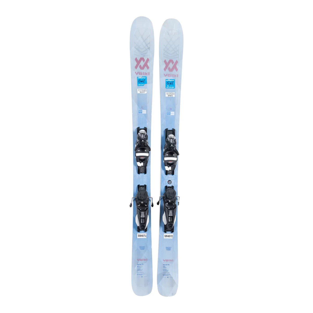 Volkl Secret 96 Skis - Women's w/ Look NX12 GW Demo Bindings ...