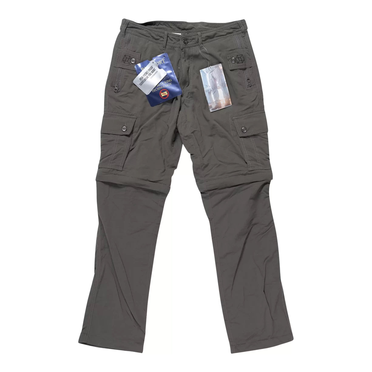 Clothing Arts Pick-Pocket Proof Convertible Travel Pants - Men's ...