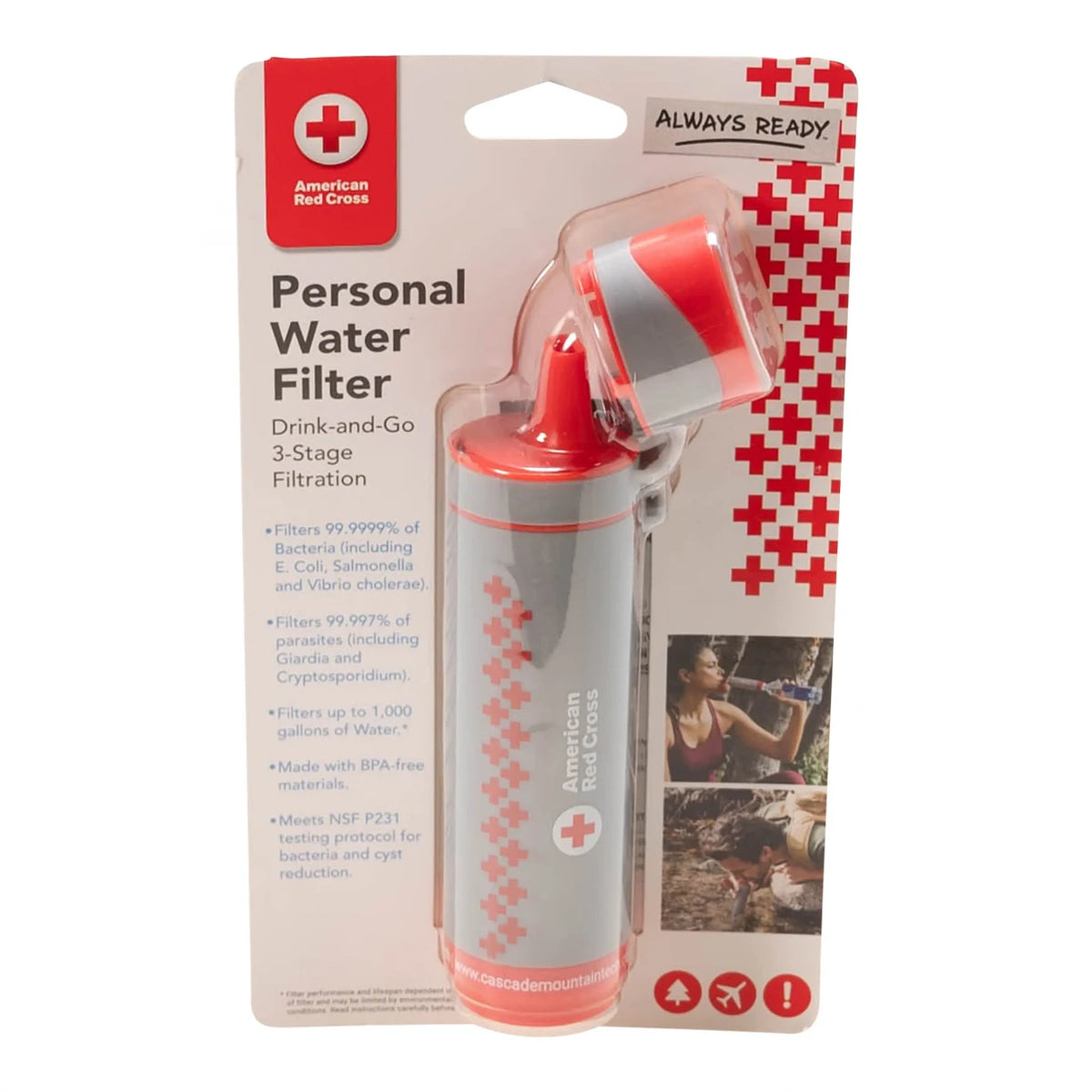 American Red Cross 3-Stage Water Filter – Geartrade.com