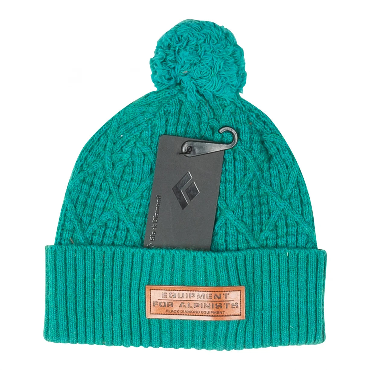 Black Diamond Cable Cuff Pom Beanie - Beanies - Geartrade.com