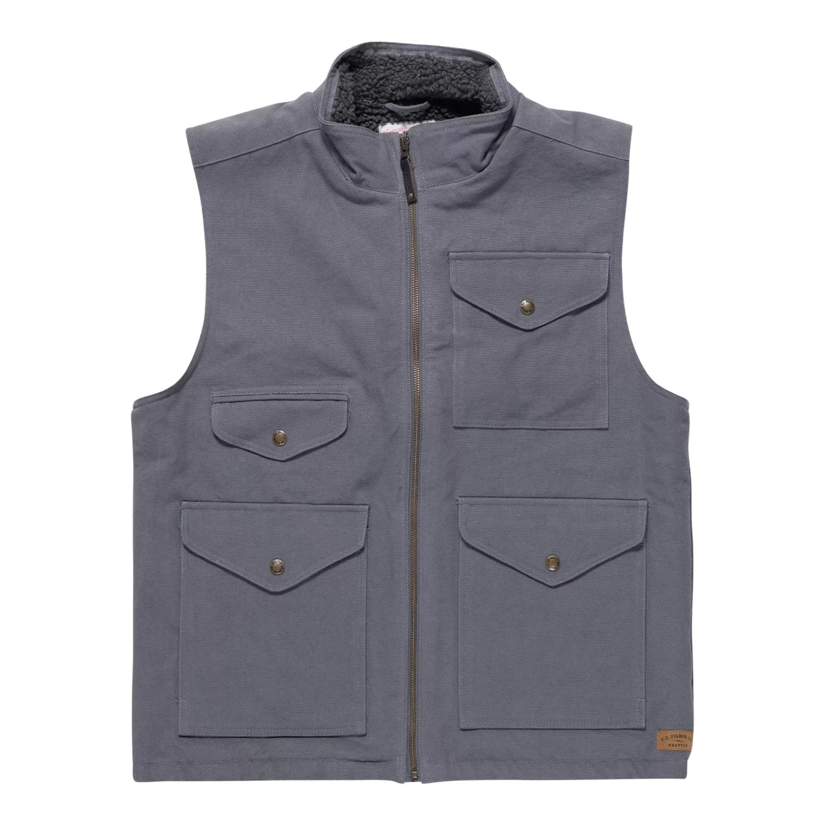 Filson Canvas Vest With Berber Lining – Geartrade.com