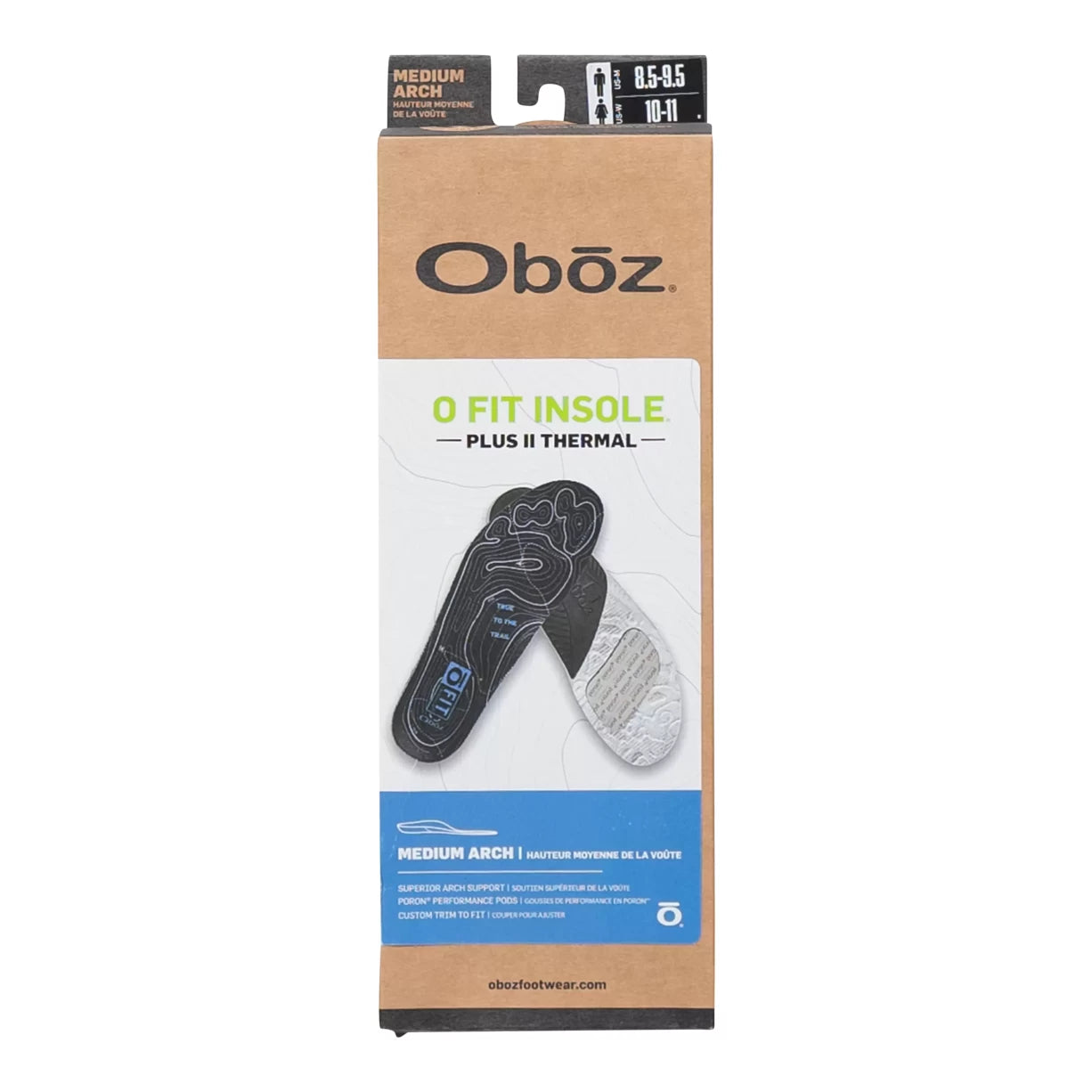 Oboz 0 Fit Insole Plus II Thermal - Clothing - Geartrade.com