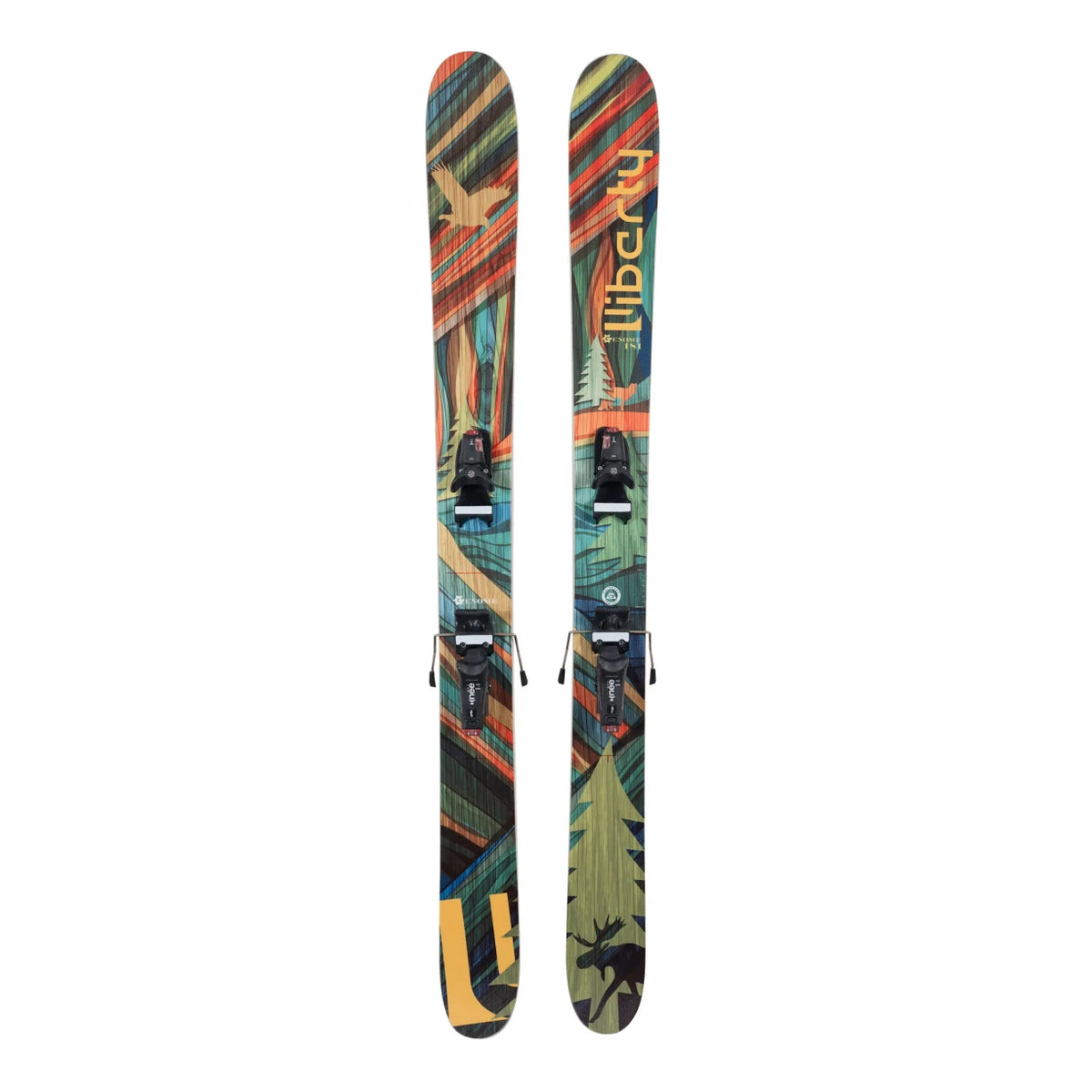 Liberty Genome Ski 2020-2021 w/ KneeBinding Carbon Downhill Ski Bindin ...
