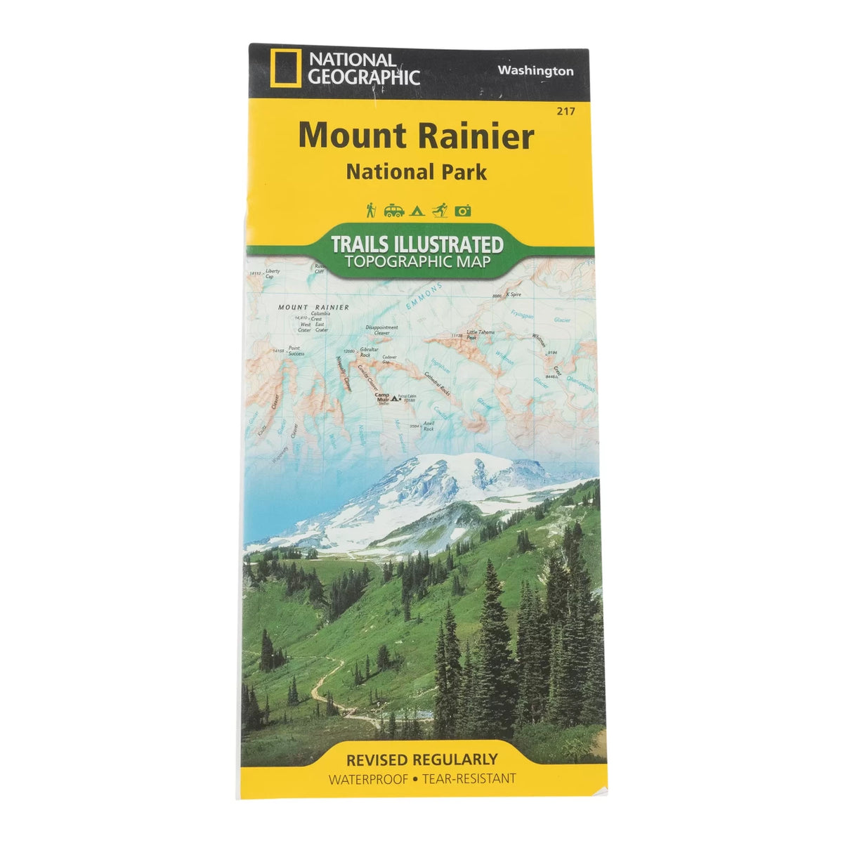 National Geographic Mount Rainier National Park Map – Geartrade.com