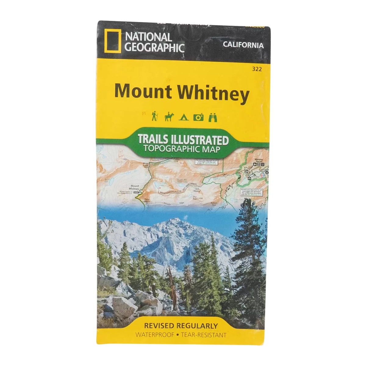 National Geographic Mount Whitney Map – Geartrade.com