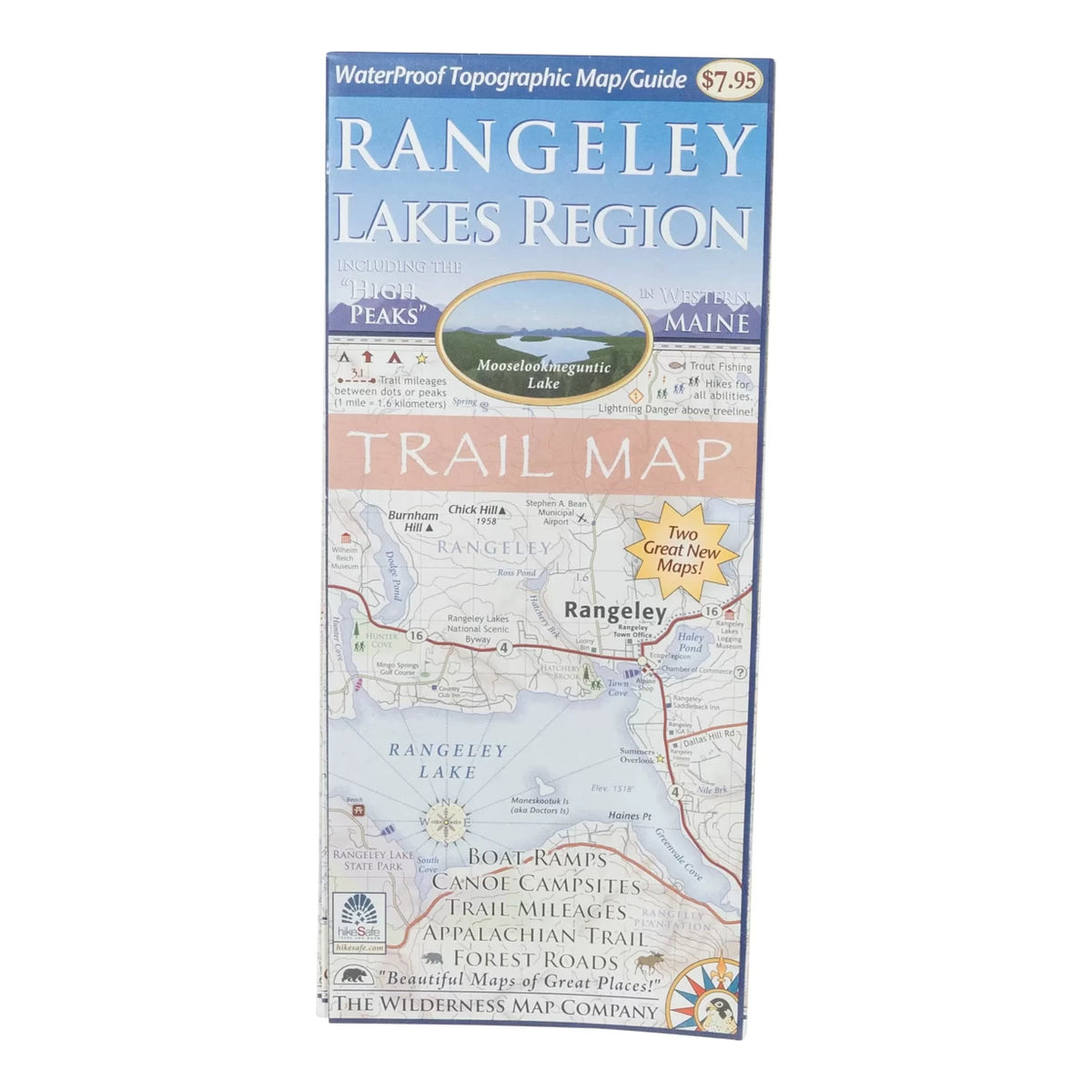 The Wilderness Map Company Rangeley Lakes Region Trail Map – Geartrade.com
