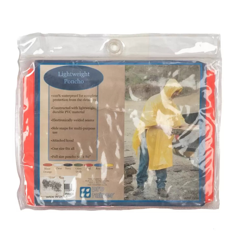 Pro Rainer PVC Lightweight Poncho - Everything from Geartrade ...