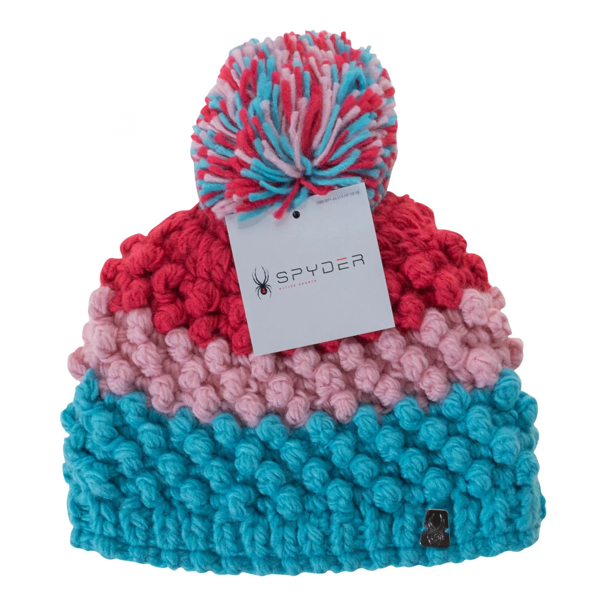 Spyder Brrr Berry Pom Hat - Kids' - Clothing - Geartrade.com