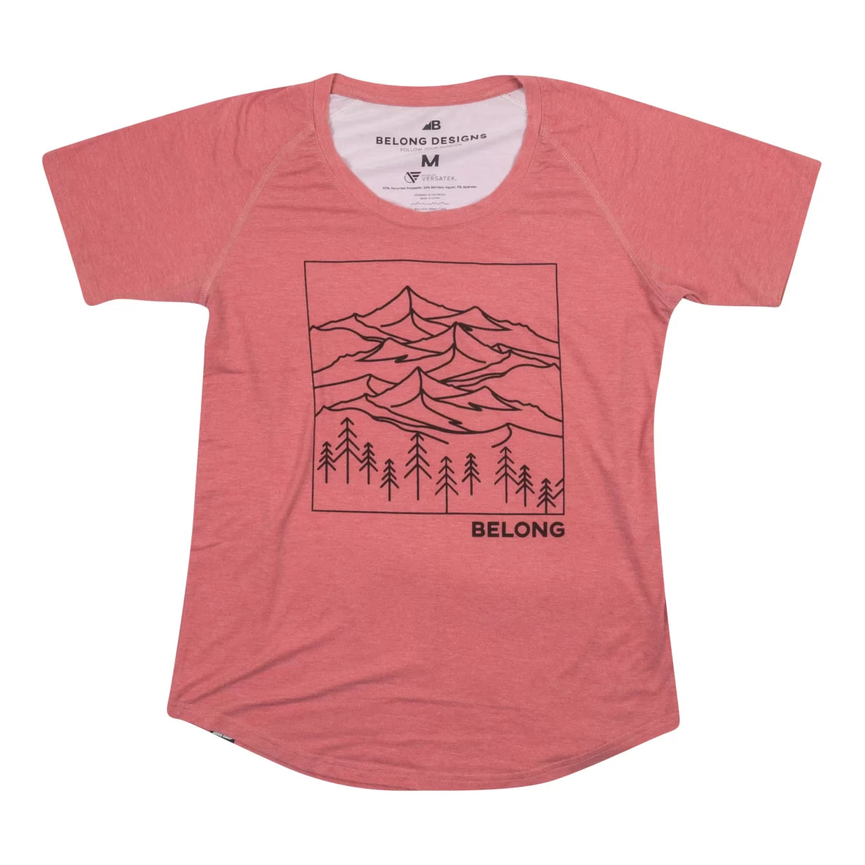 Belong Designs Belong Designs Mountain Graphic SS Tee - Women's ...