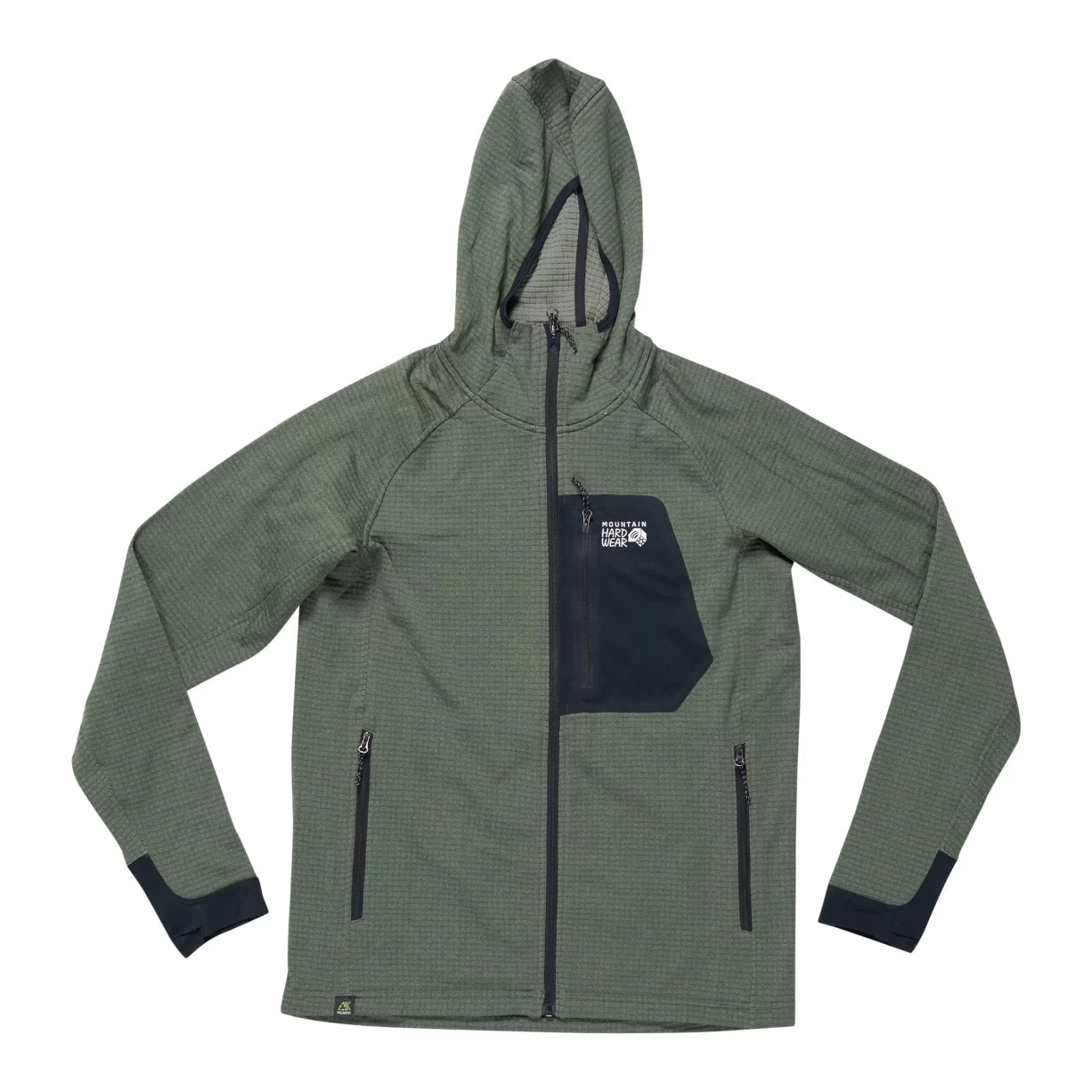 Mountain Hardwear Polartec Power Grid Full Zip Hoody - Men's Mountain Hardwear Polartec Power Grid Full Zip Hoody - Men's