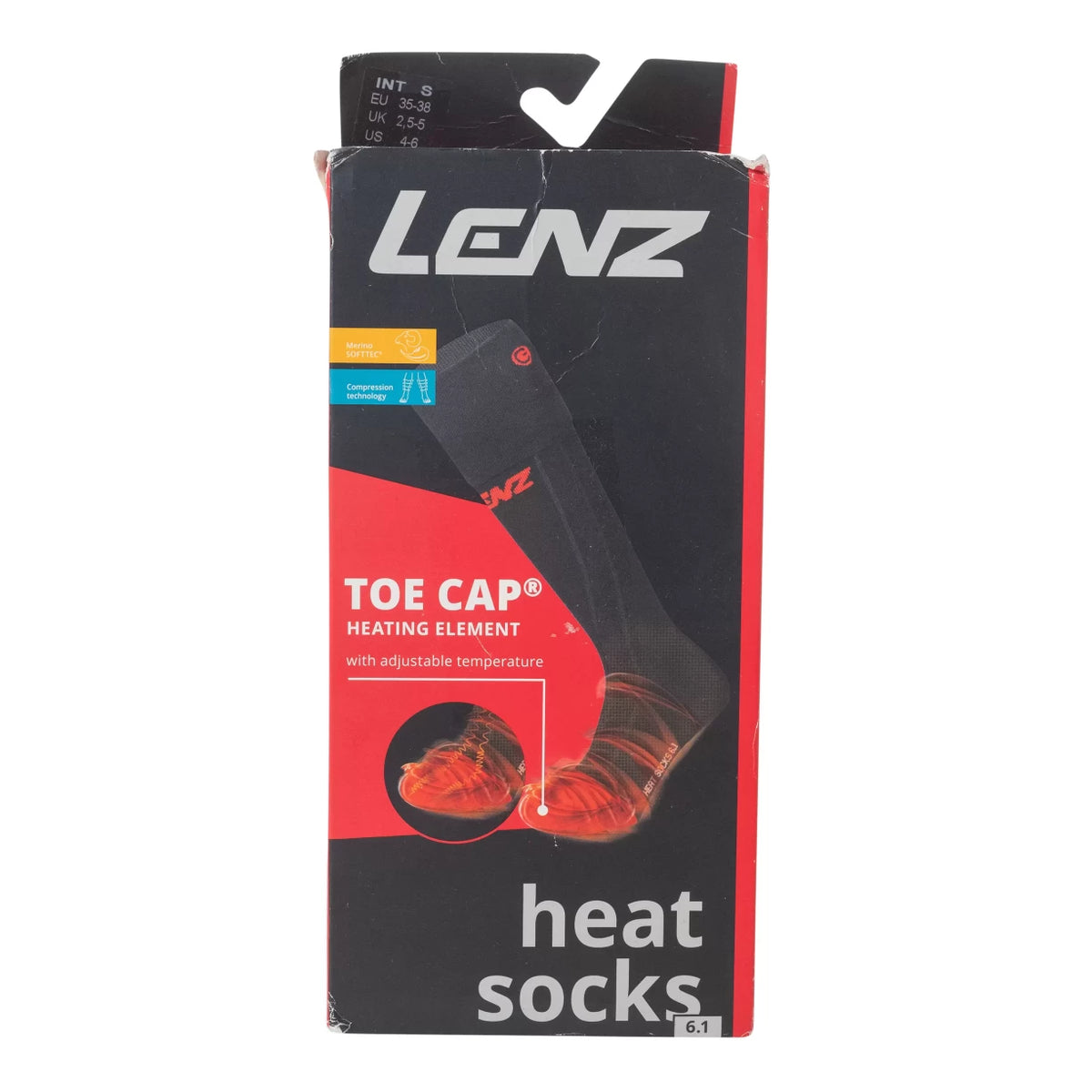 Lenz Heat Socks 6.1 Toe Cap Merino Compression – Geartrade.com