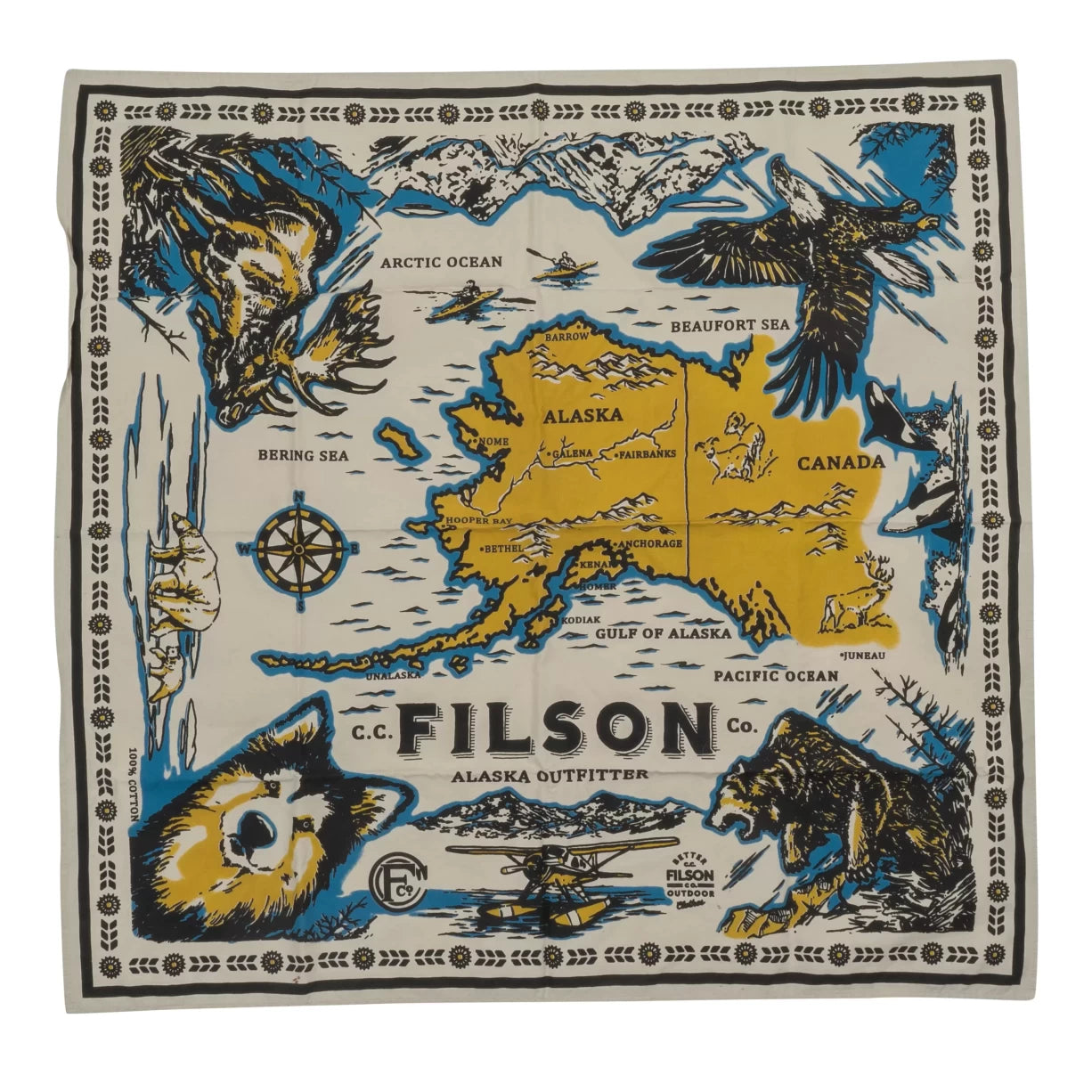 Filson Filson Explorer Alaska Bandana - Bandanas and Ninja Masks ...