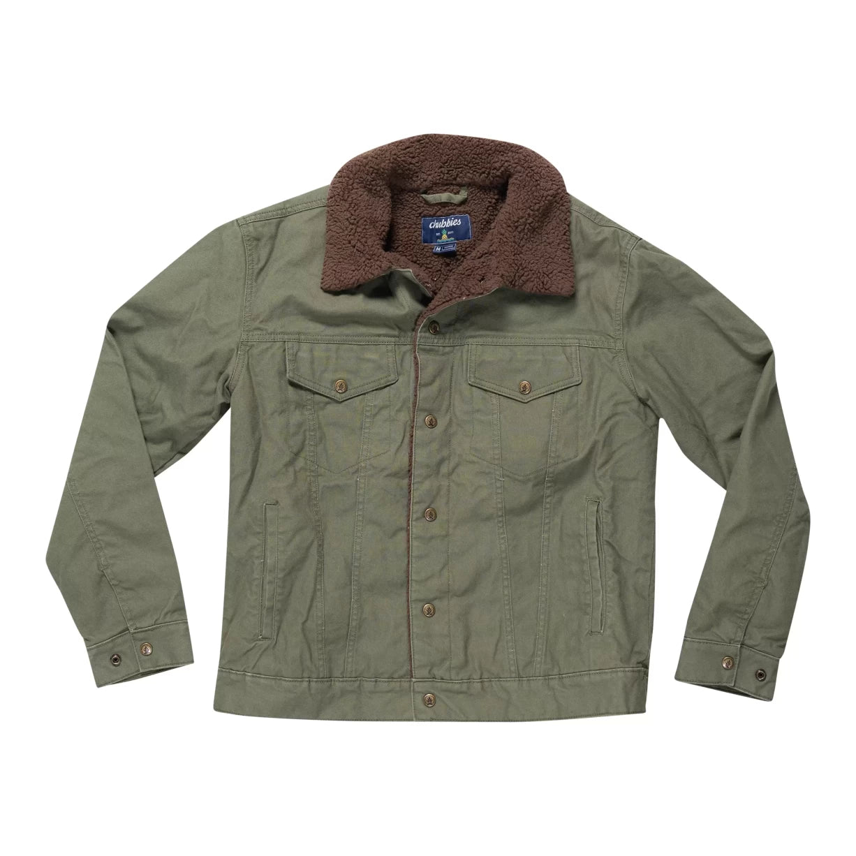 Chubbies Sherpa Lined Canvas Jacket - Clothing - Geartrade.com