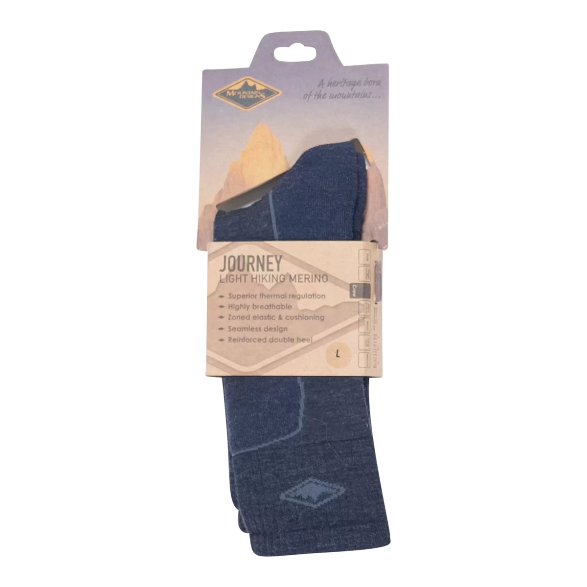 Mountain Designs Journey Light Hiking Merino Socks – Geartrade.com