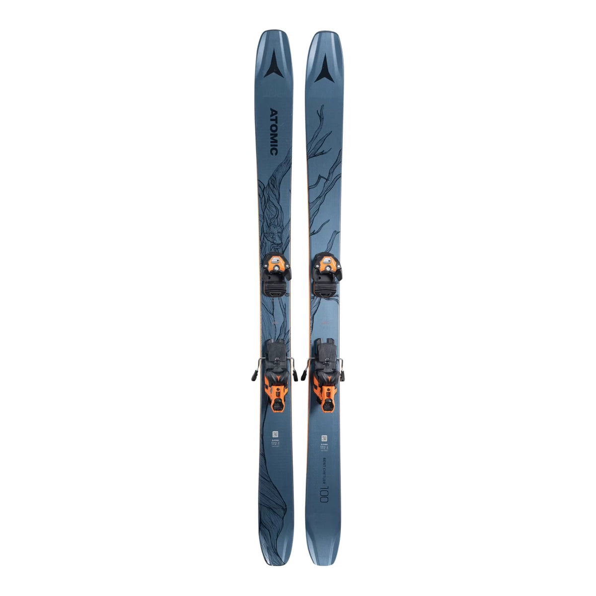 Atomic Bent Chetler 100 Skis w/ Atomic Warden 13 Bindings 2020 - 172cm ...